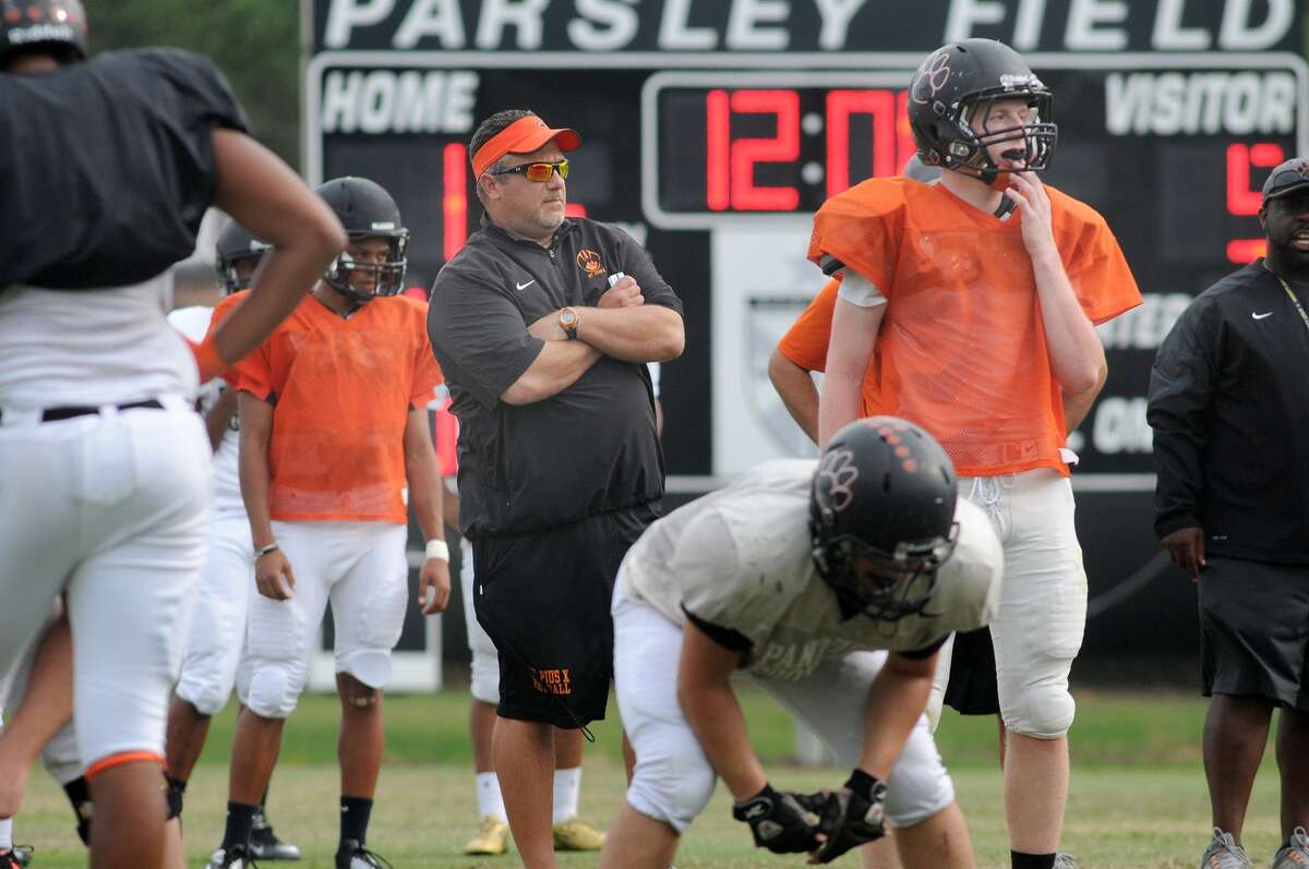 St. Pius football changes focus in spring, pins title hopes on veteran ...
