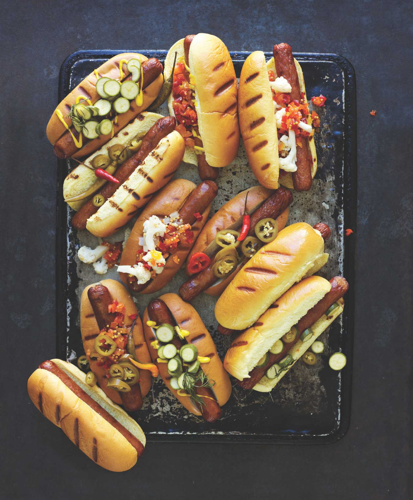 Quick pickles for hot dog days