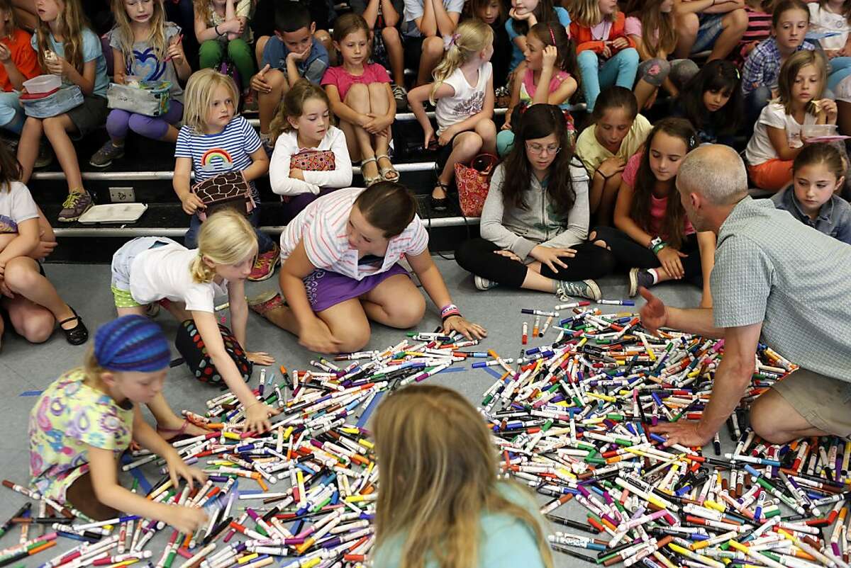 Students draw the line at tossing markers