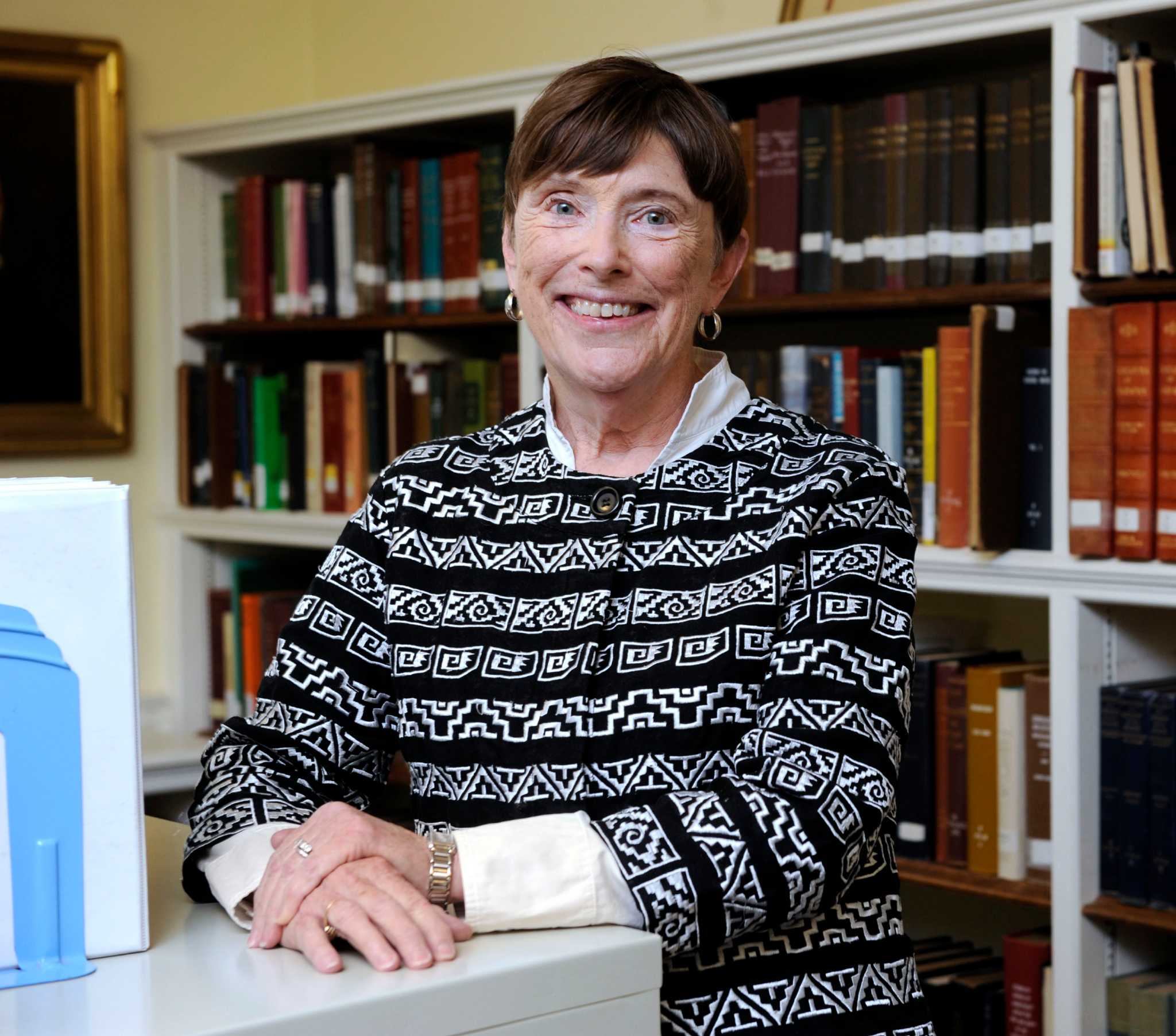 After 32 years at library, she's ready to book