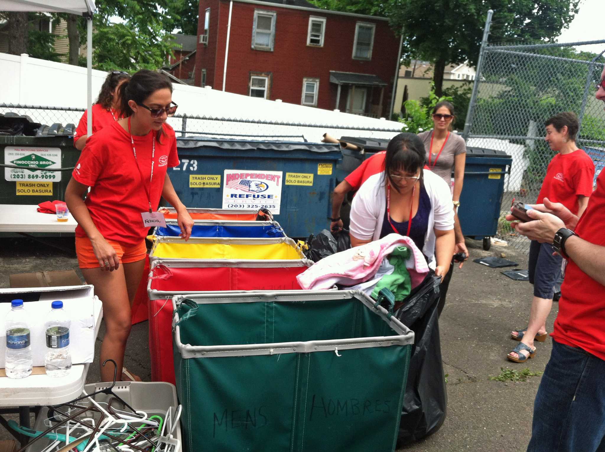 Clothing drive turns cast-offs into valued donations