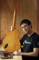 Stephen Marchione creates guitars that are masterpieces