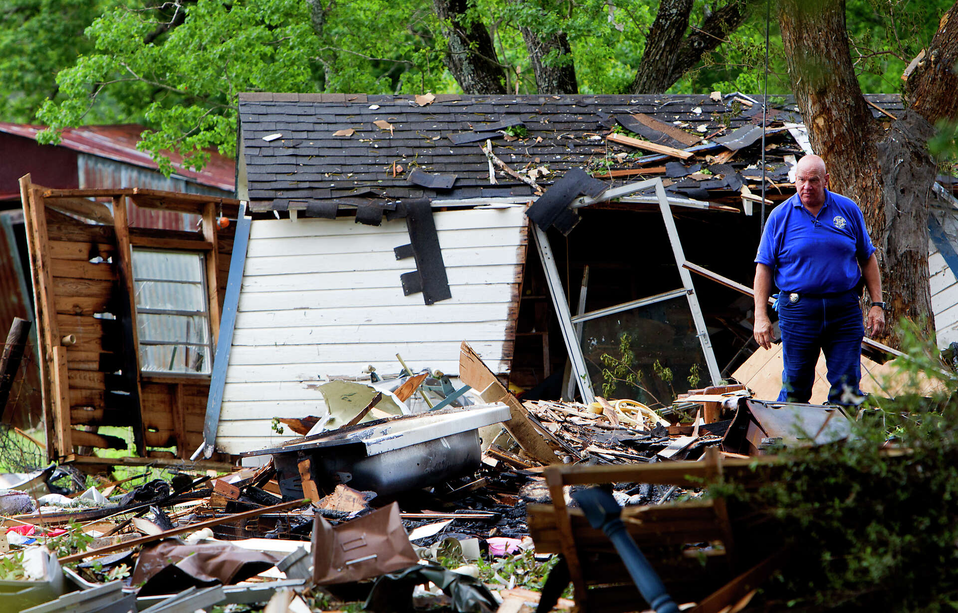 Gas explosion levels home, critically injures 3