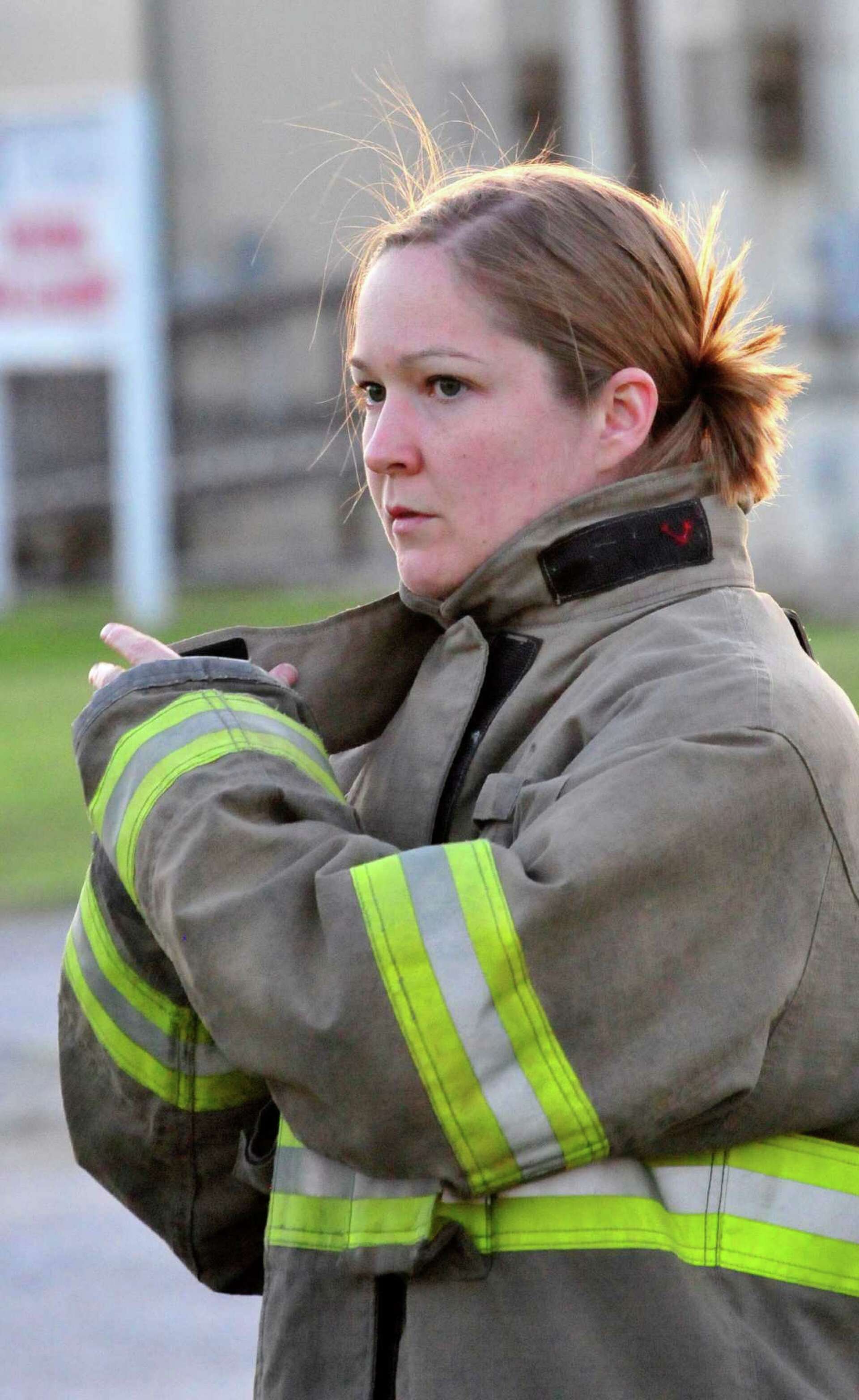 Woman firefighter aims to double the number of women in the field