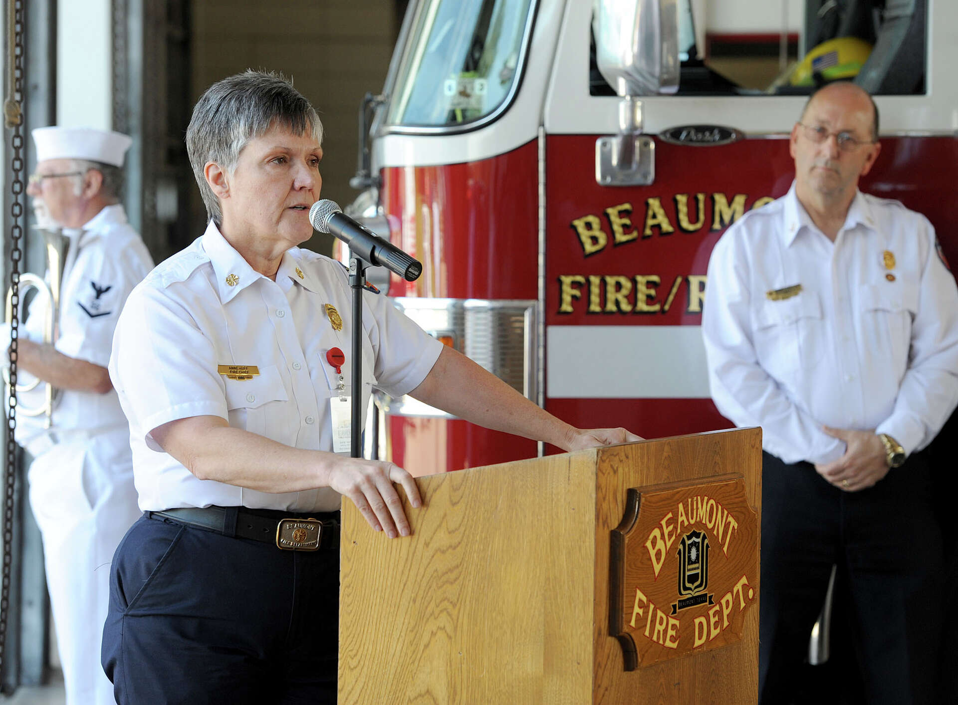 Woman firefighter aims to double the number of women in the field