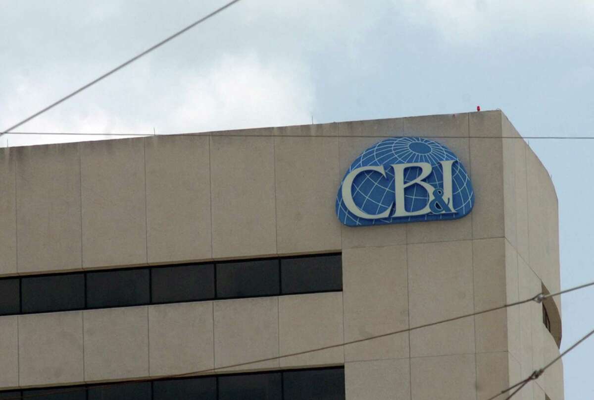 CB&I sign comes off Edison Plaza