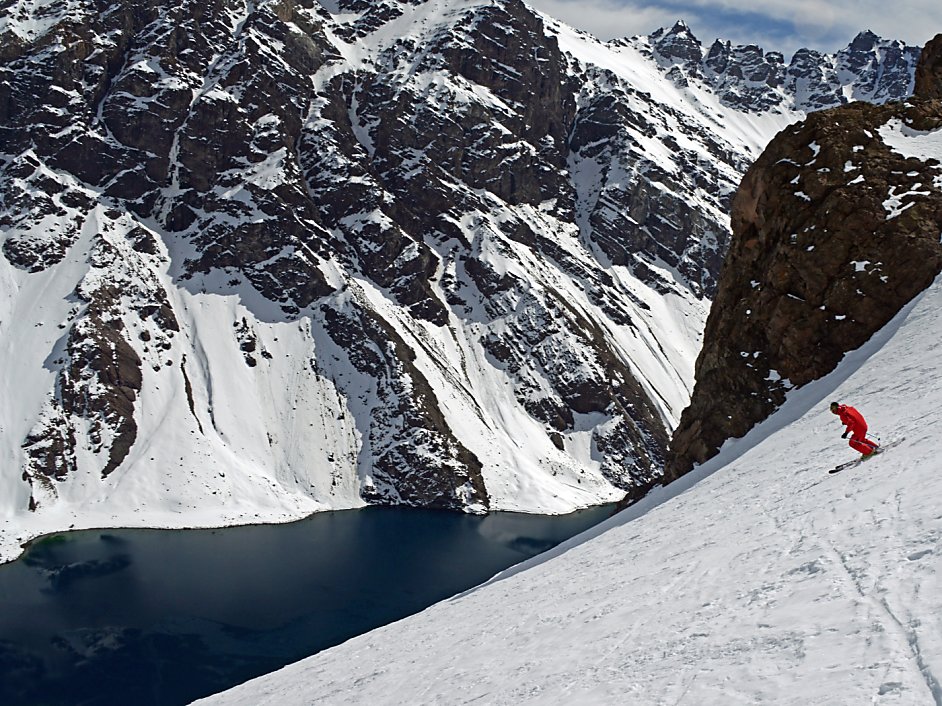 Skiing in Chile's Portillo Ski Resort