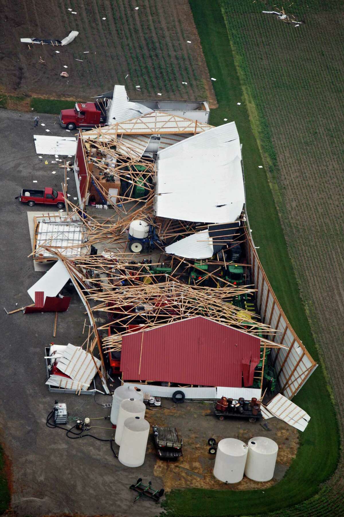 Big storm surges east