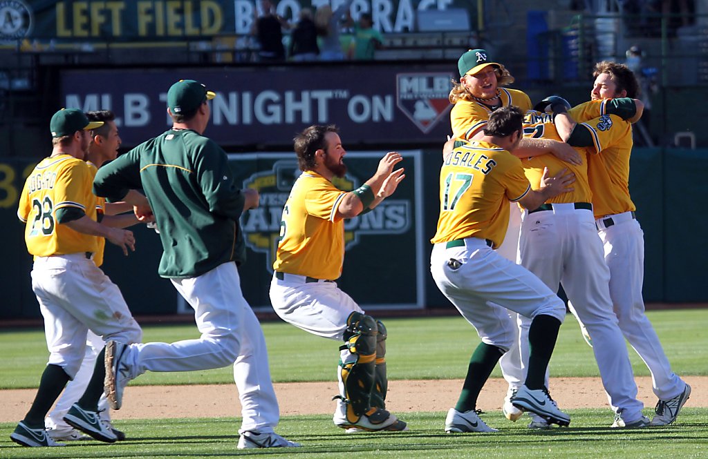 A's complete Yankees sweep in 18 innings