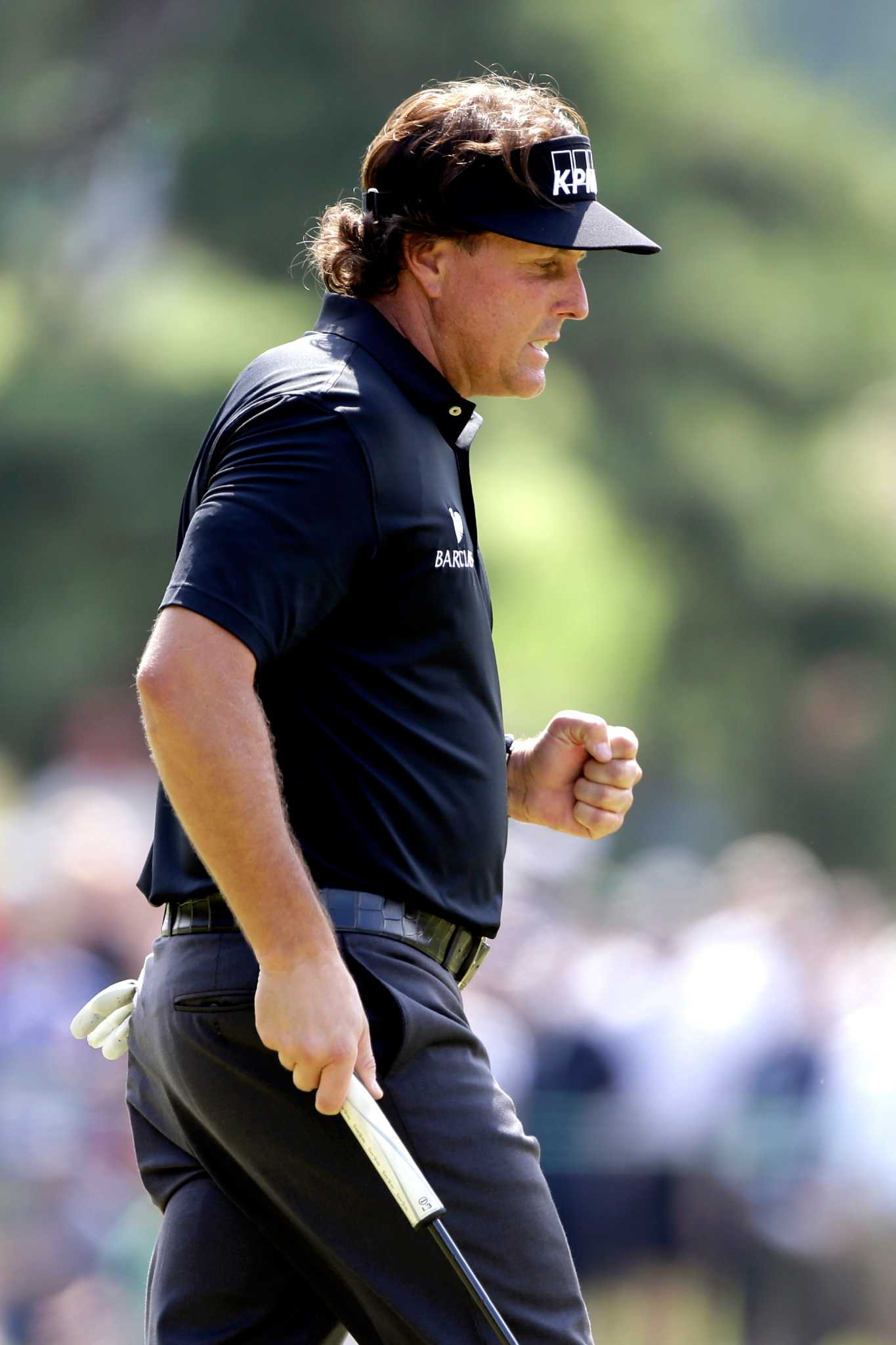 Mickelson makes first move