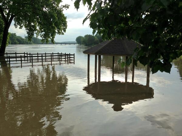 Soaked region on flood watch
