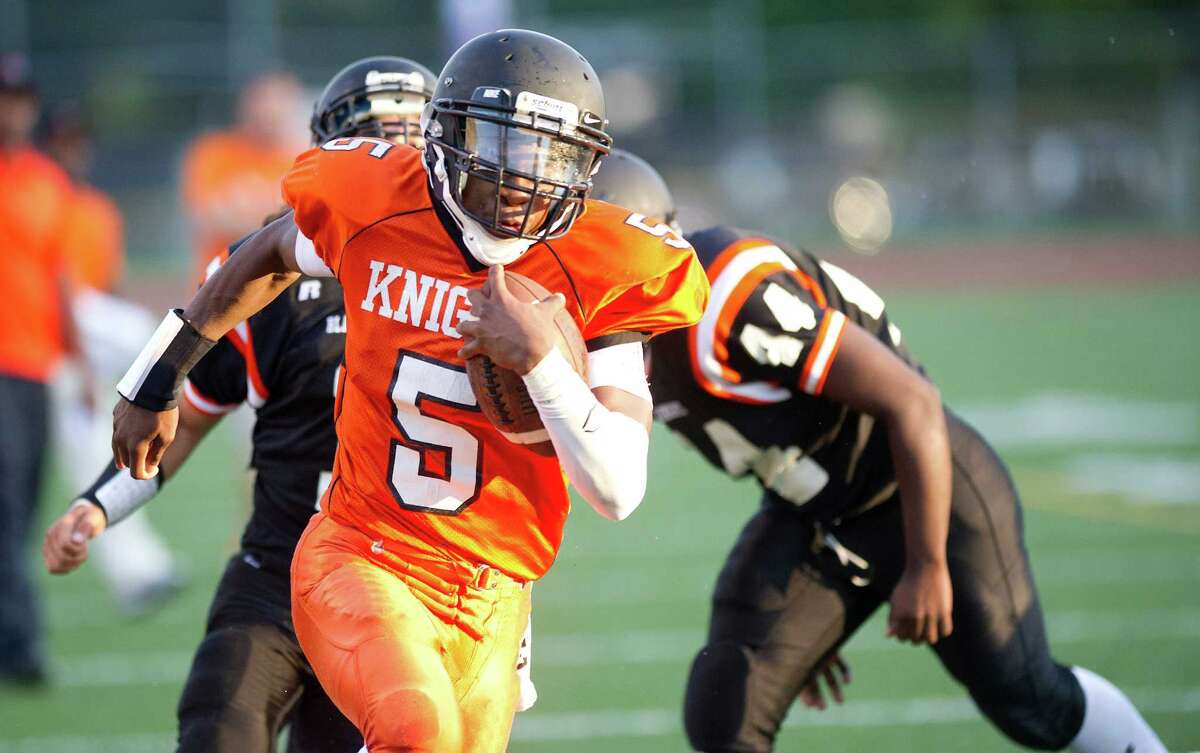 New look Stamford football holds spring game
