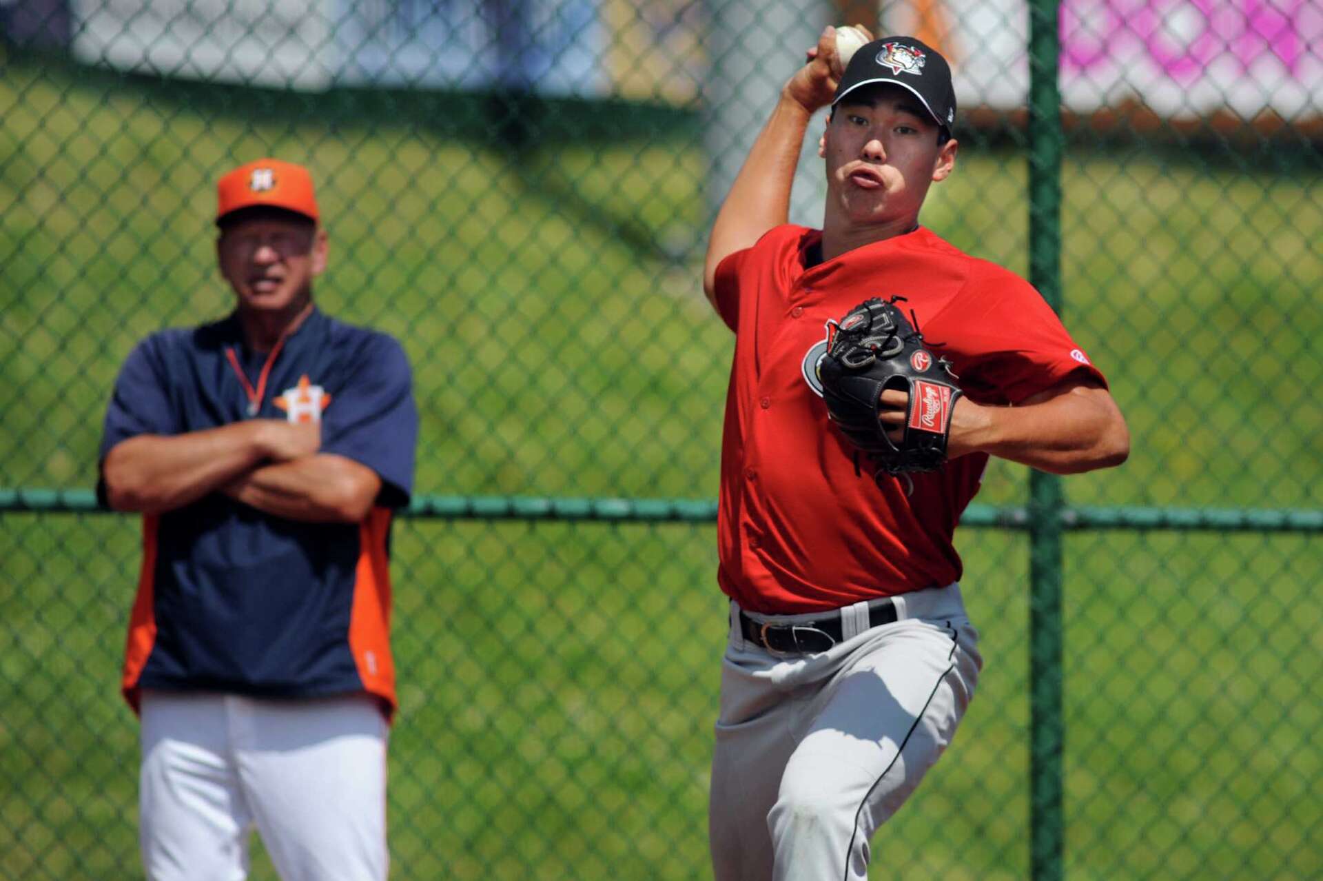 Astros pick aims to be quick study