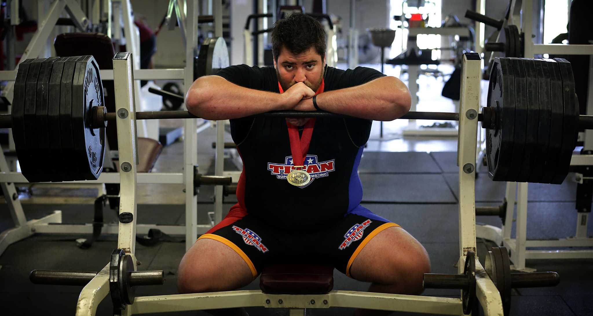 Bench pressing his way to the top