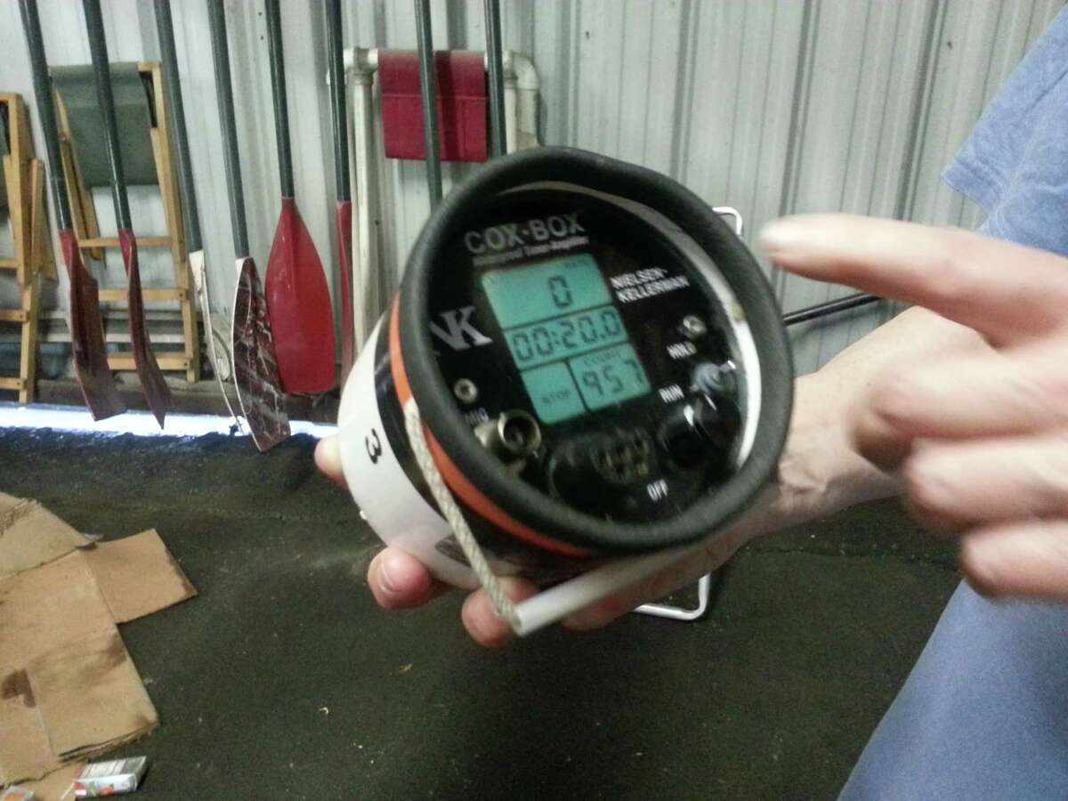 Tough workout on water