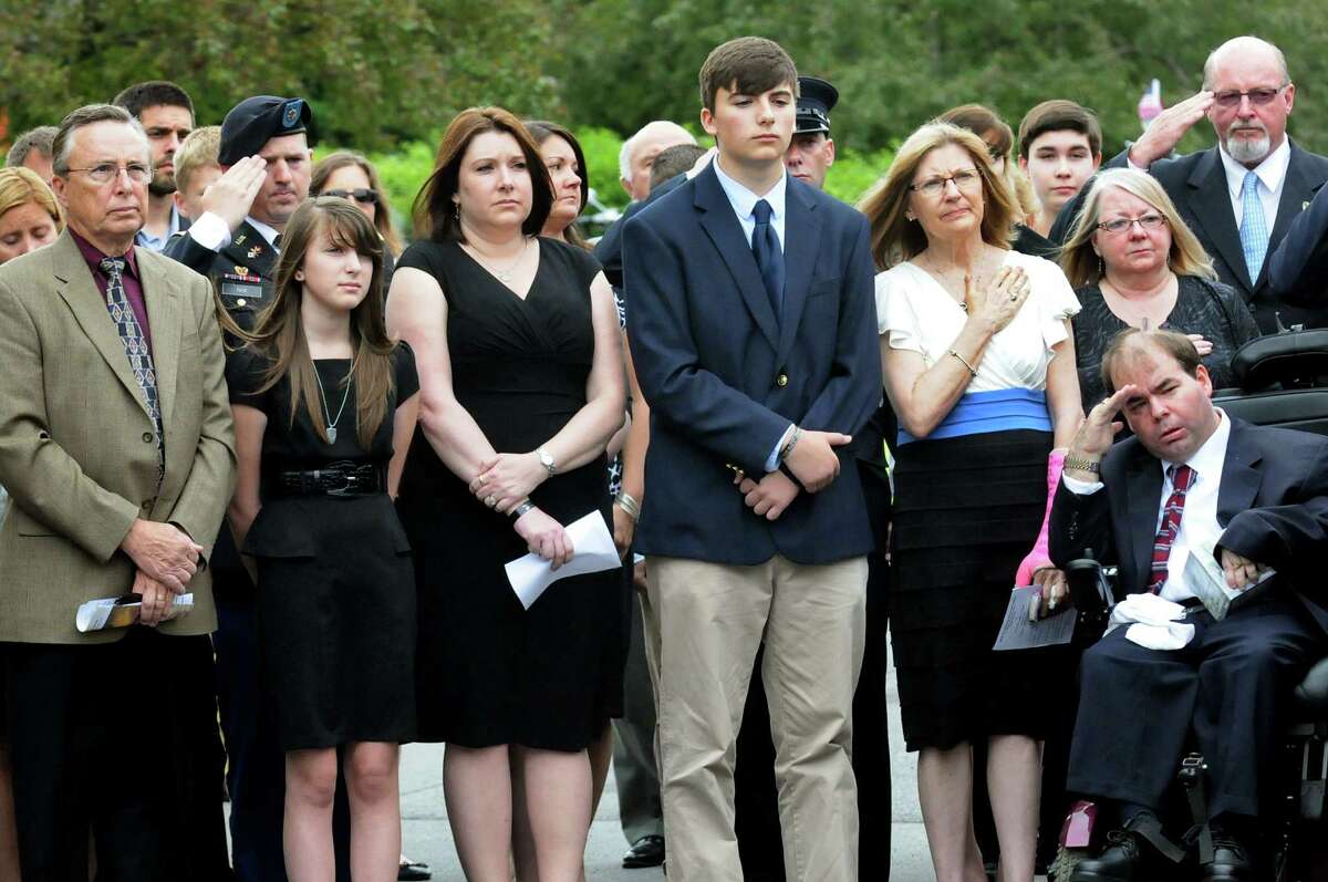 Grief, and pride, for a fallen soldier