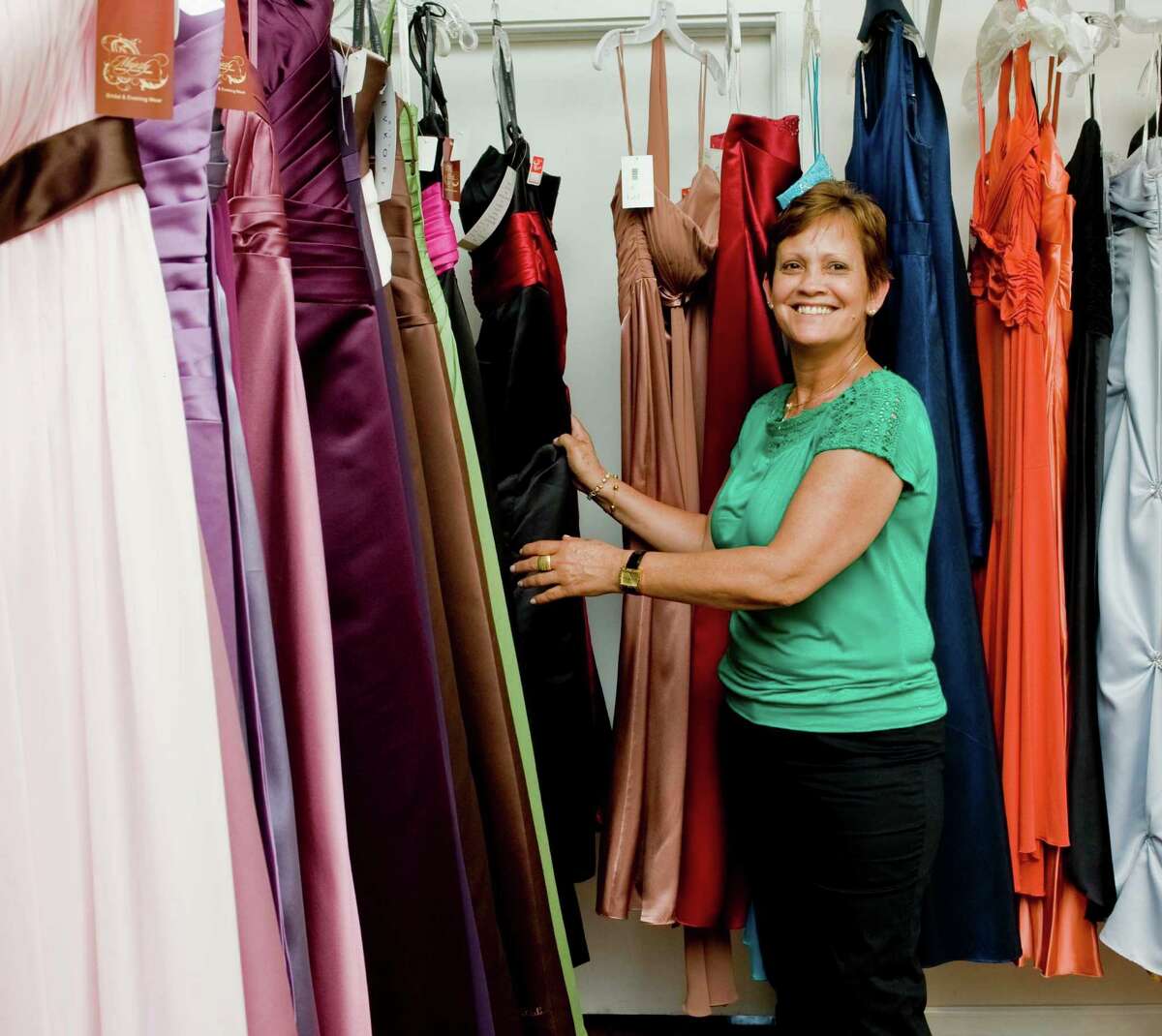 Danbury tailor altered glittery gown for Miss USA