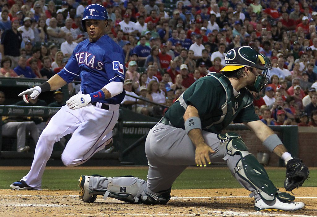 A's pitchers hit hard by Rangers