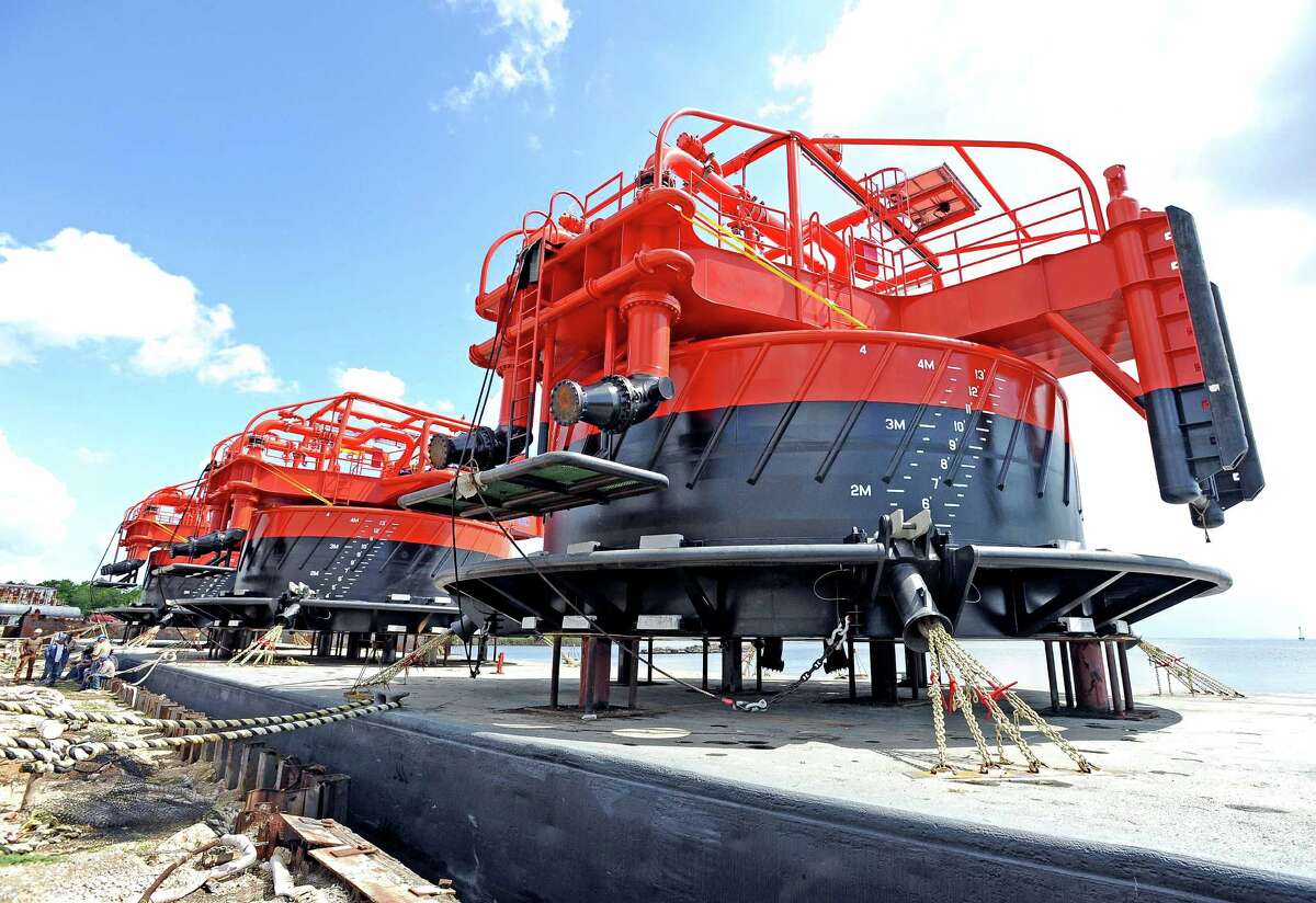 Heavy duty buoys set for sea