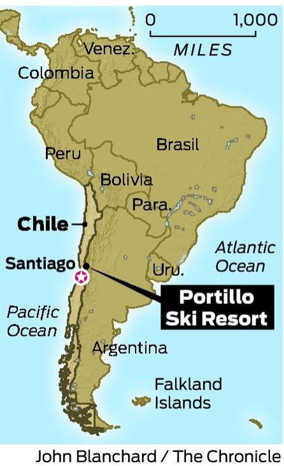 Skiing in Chile's Portillo Ski Resort