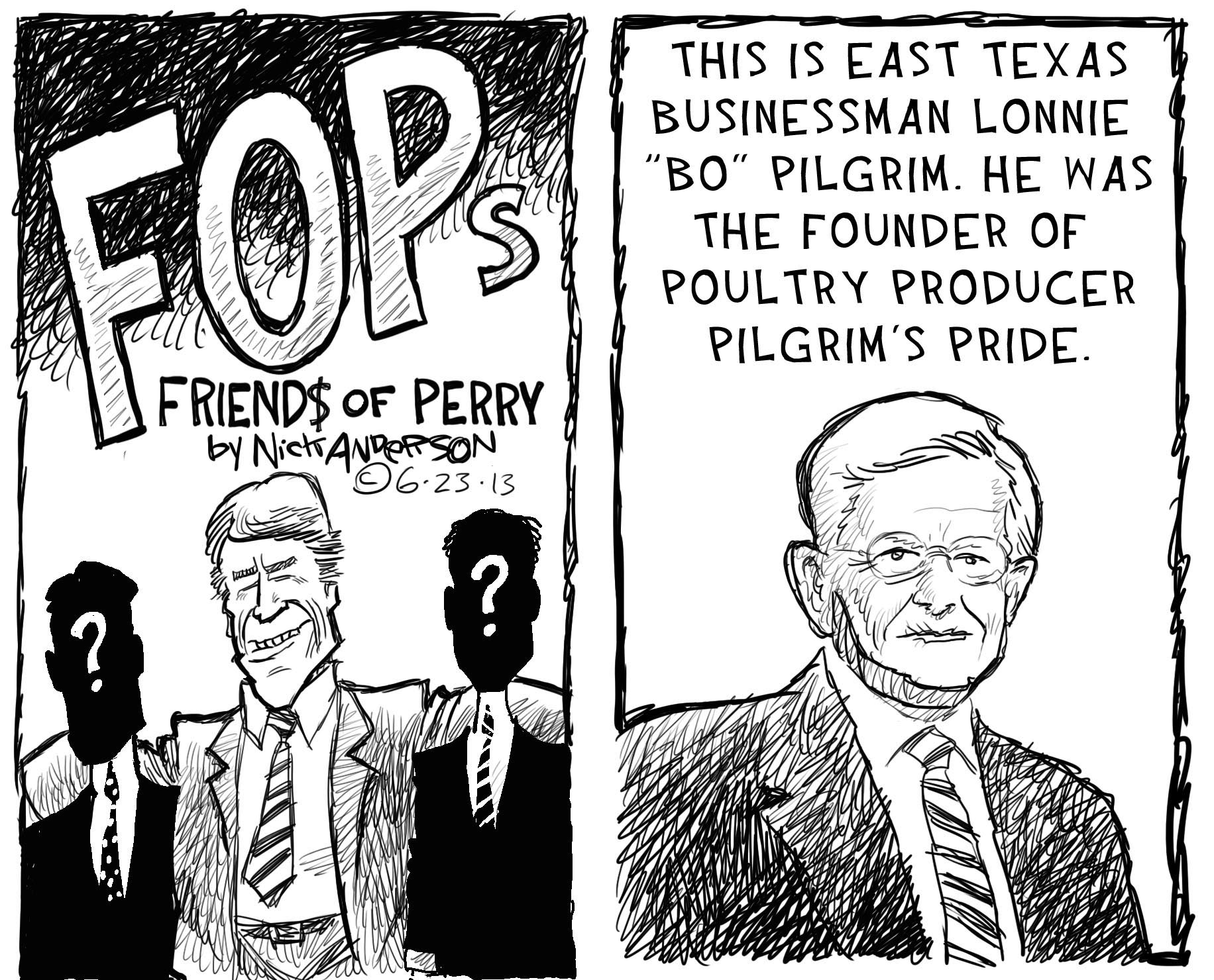 FOPs: Friends of Perry? Meet Lonnie "Bo" Pilgrim