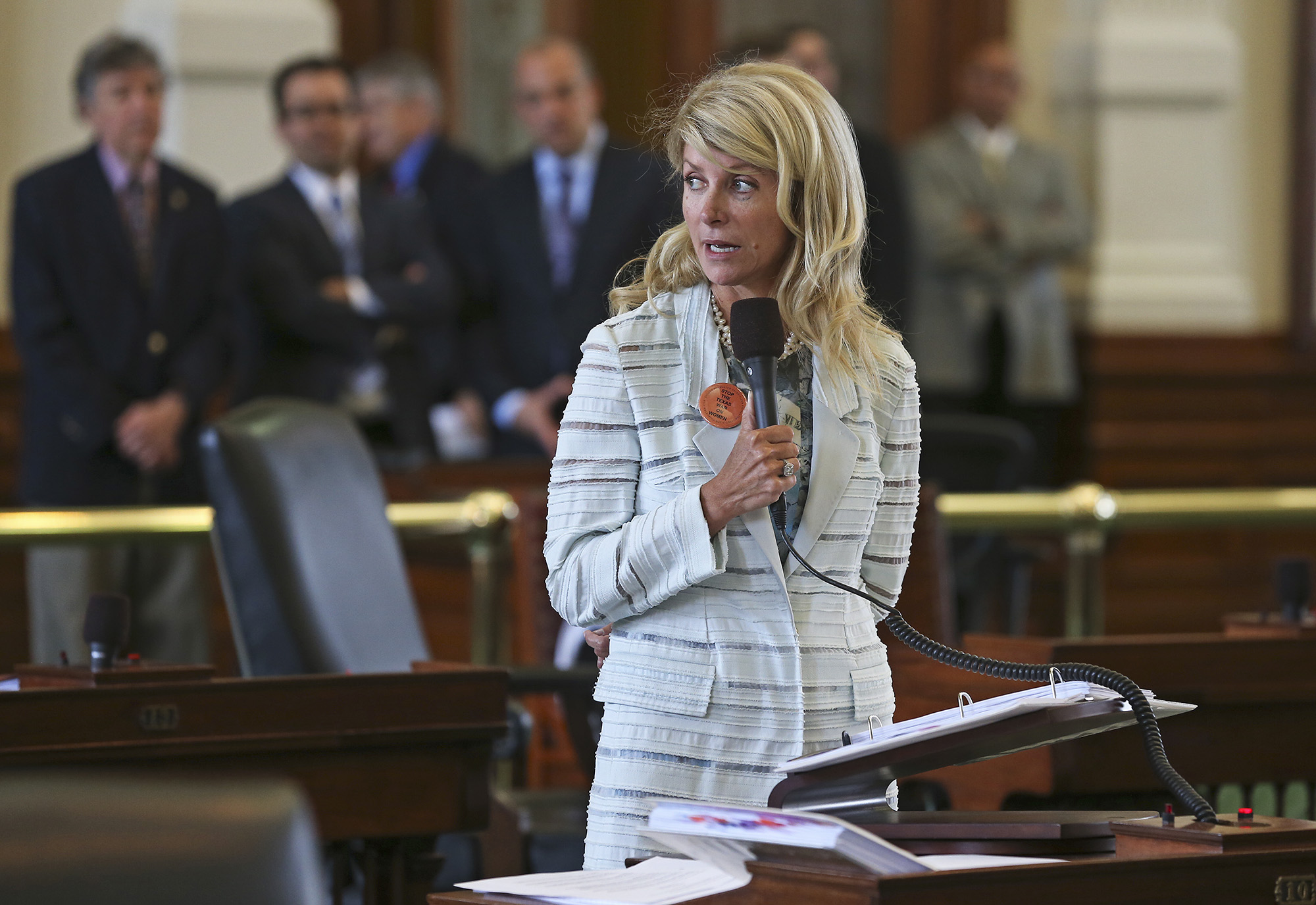 Wendy Davis takes national spotlight