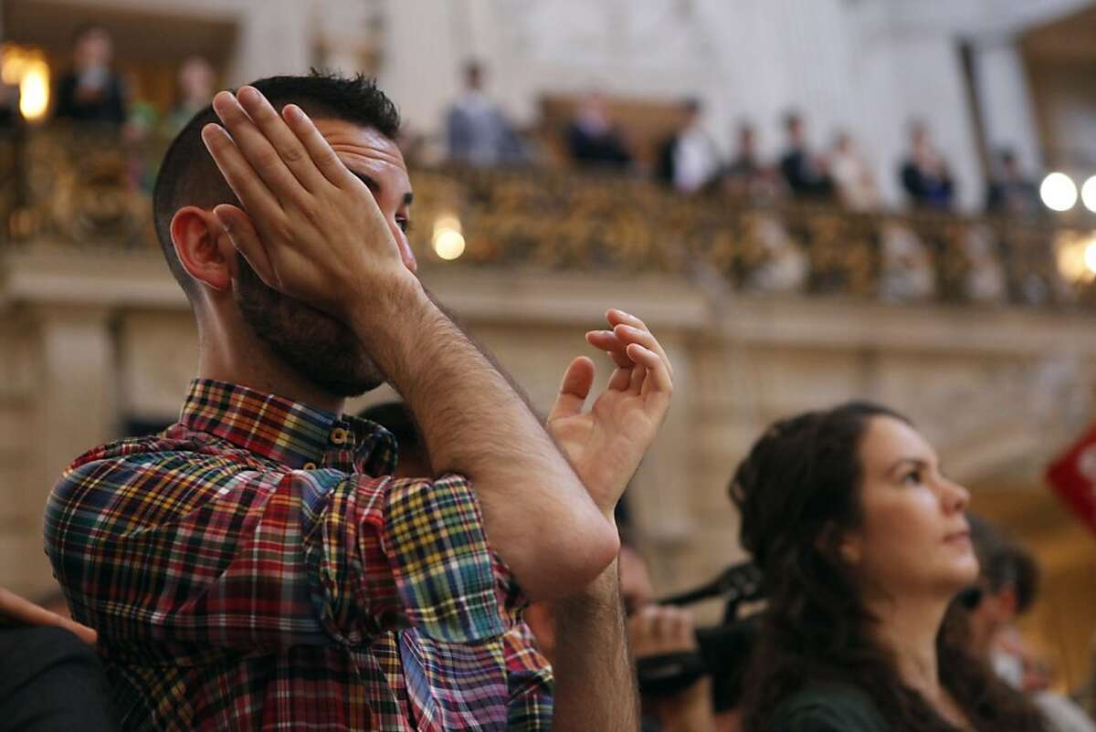 Celebrations in SF after historic rulings