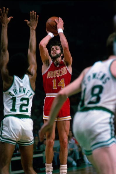 Former Rocket Mike Newlin honored at home opener