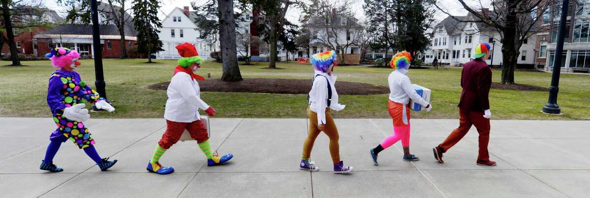 Photos: Where class clowns really fit in