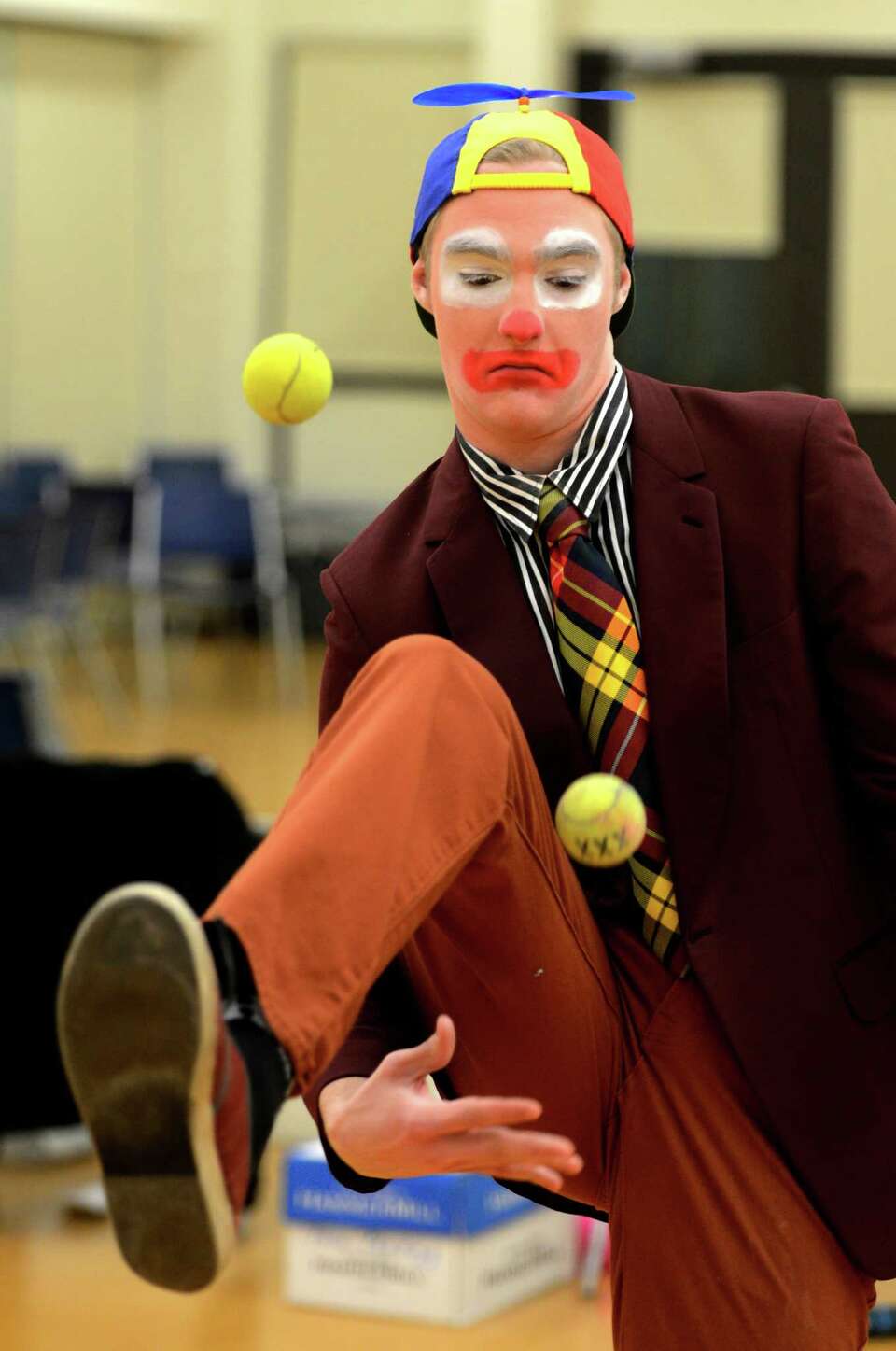 Photos: Where class clowns really fit in