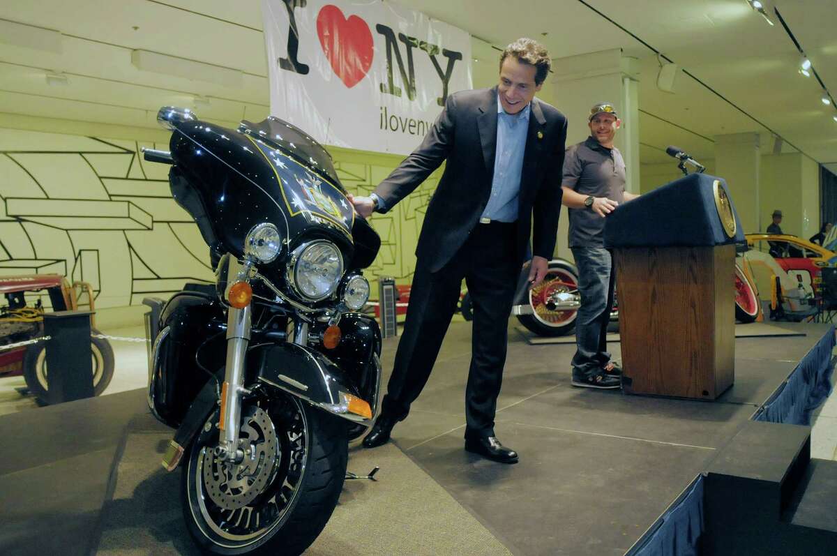 Cuomo '56' Harley gets custom paint for tours