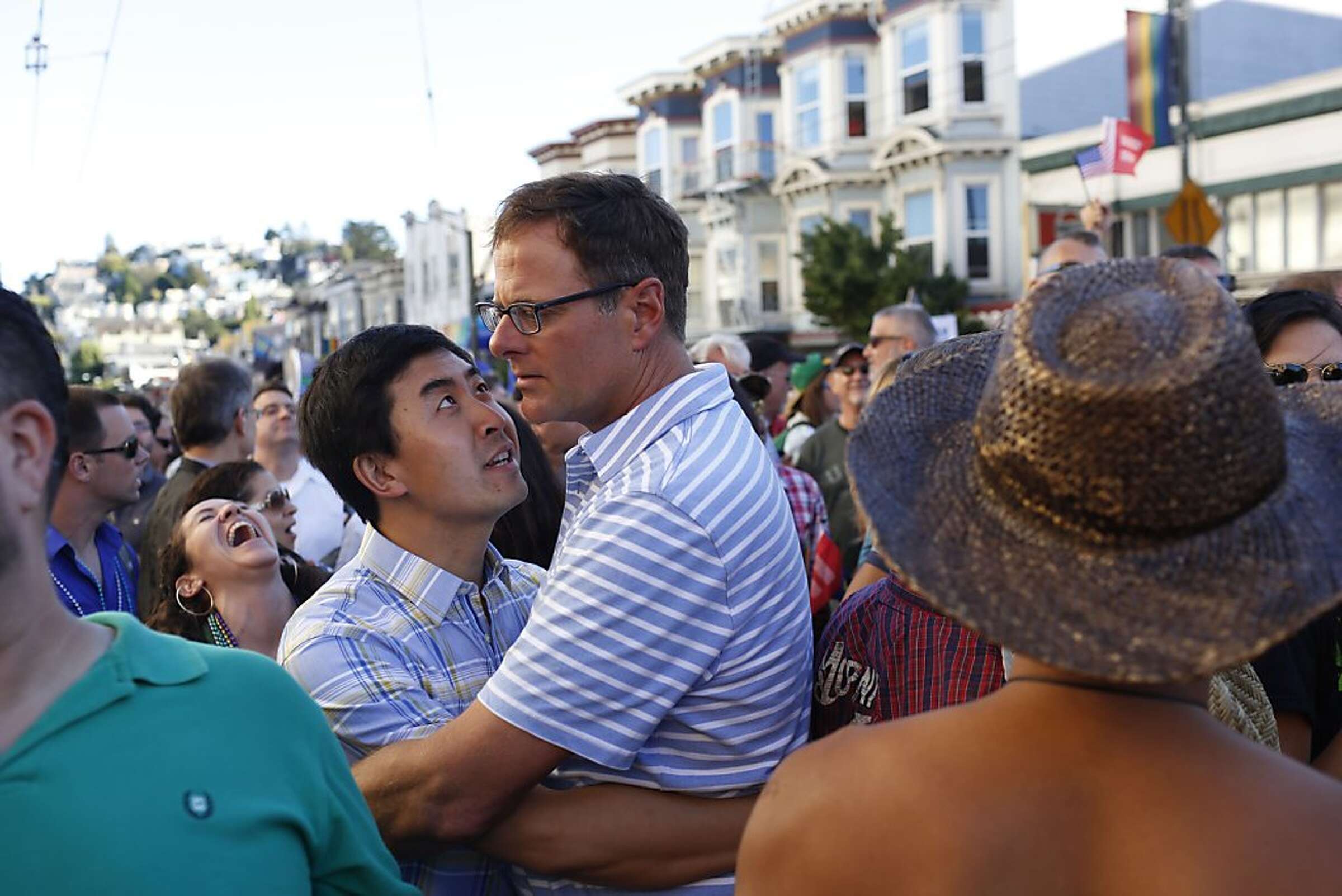 Celebrations in SF after historic rulings