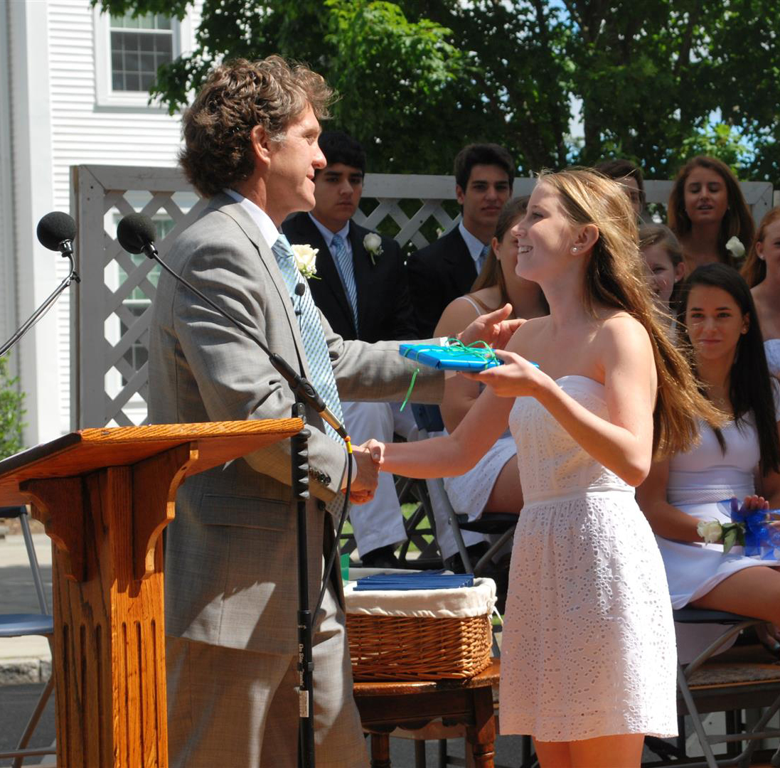 'Courage of the Heart' at New Canaan Country School graduation