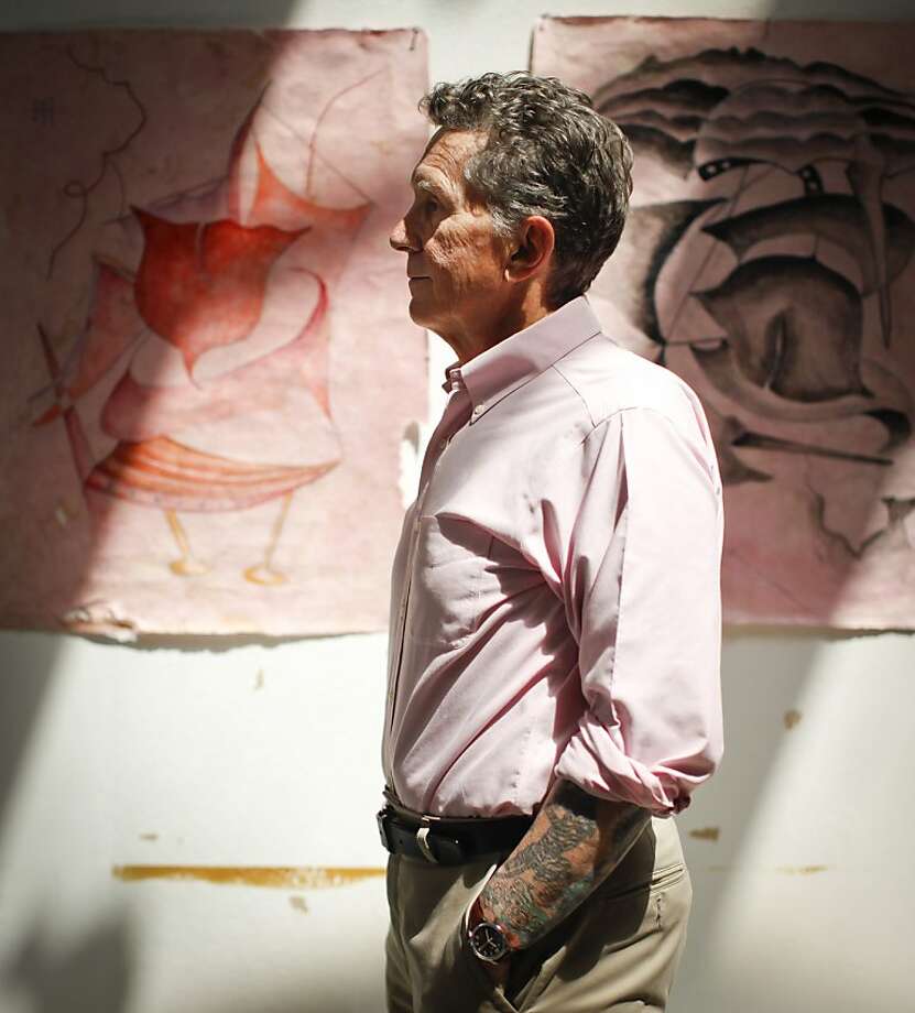 Don Ed Hardy, fine art tattoos' illustrating man - SFGate