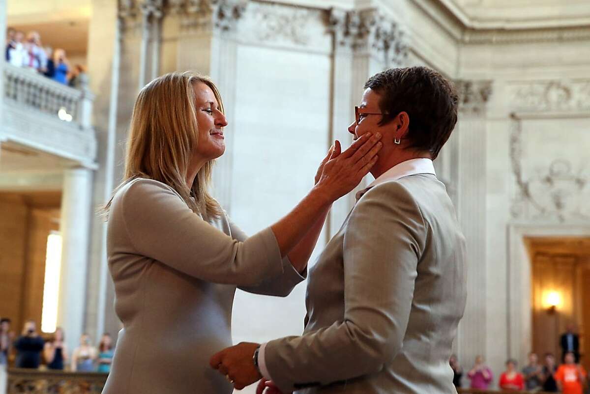 City Hall remains a beacon to same-sex couples