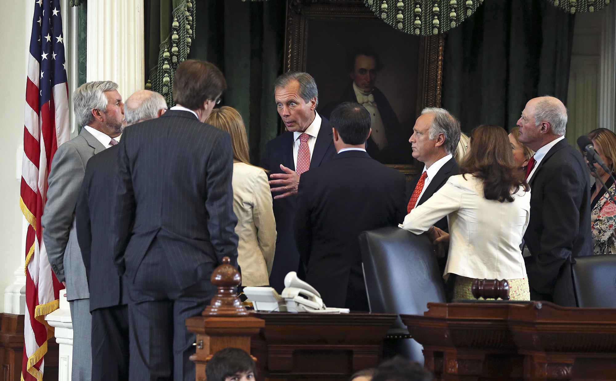 Dewhurst backs off threats to 'take action' against media members