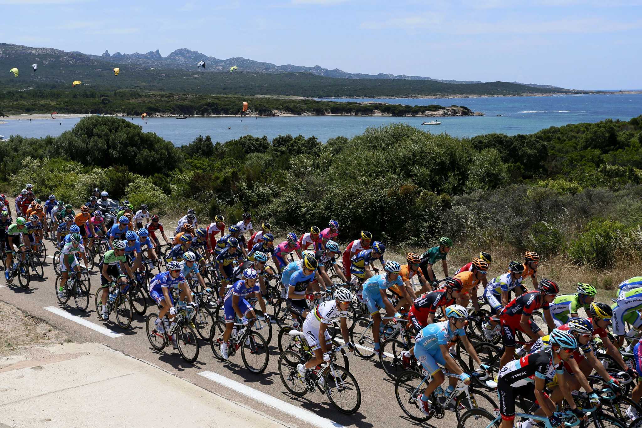 Mayhem mars start of cycling's big race