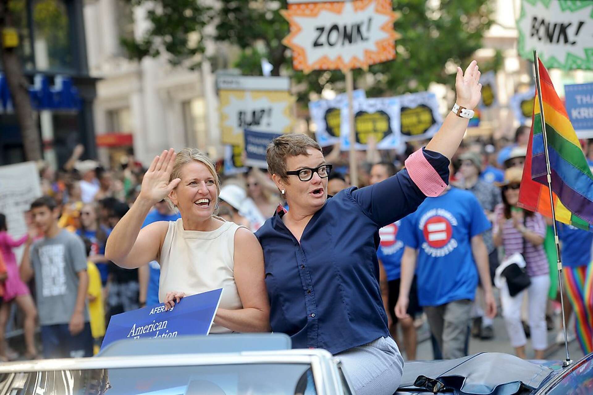 Big crowd, big names as Pride Parade begins