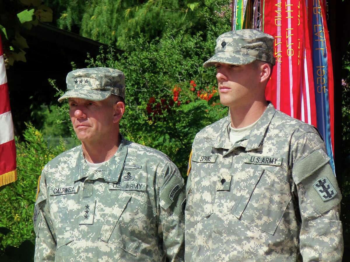 Soldier gets two Purple Hearts