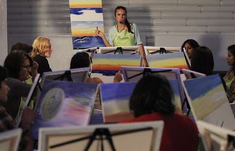 The art of partying - booze, paint, schmooze
