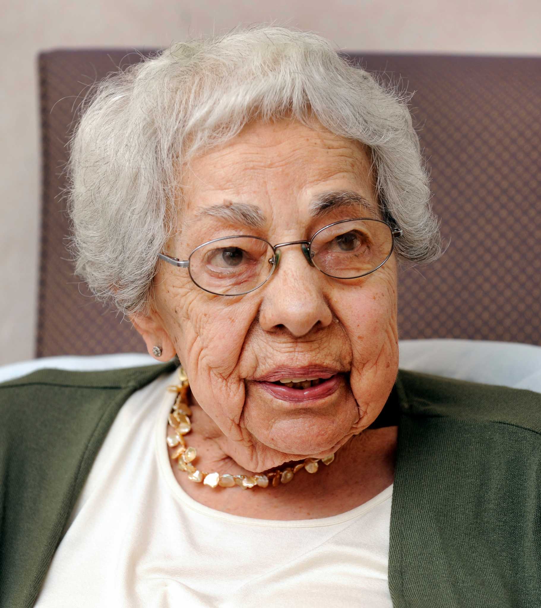 Filosa at home in her nursing home