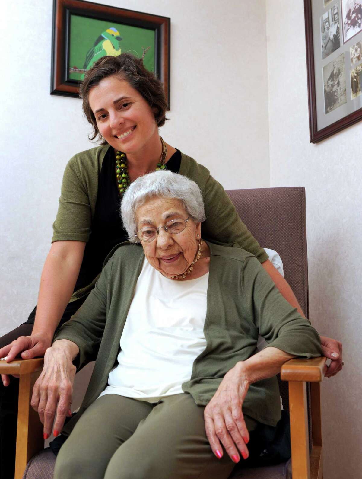 Filosa at home in her nursing home