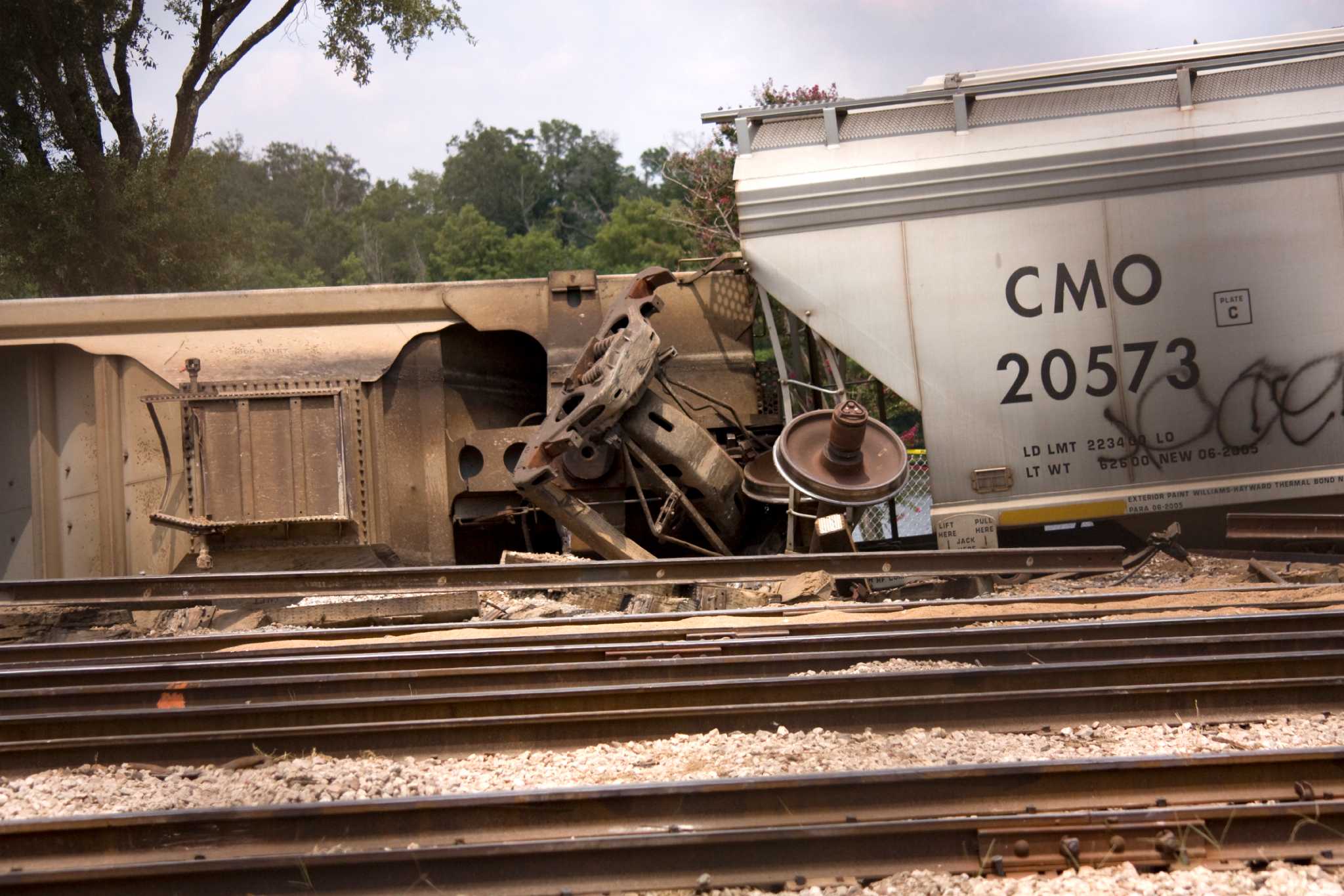 Train derailment likely caused by faulty switch