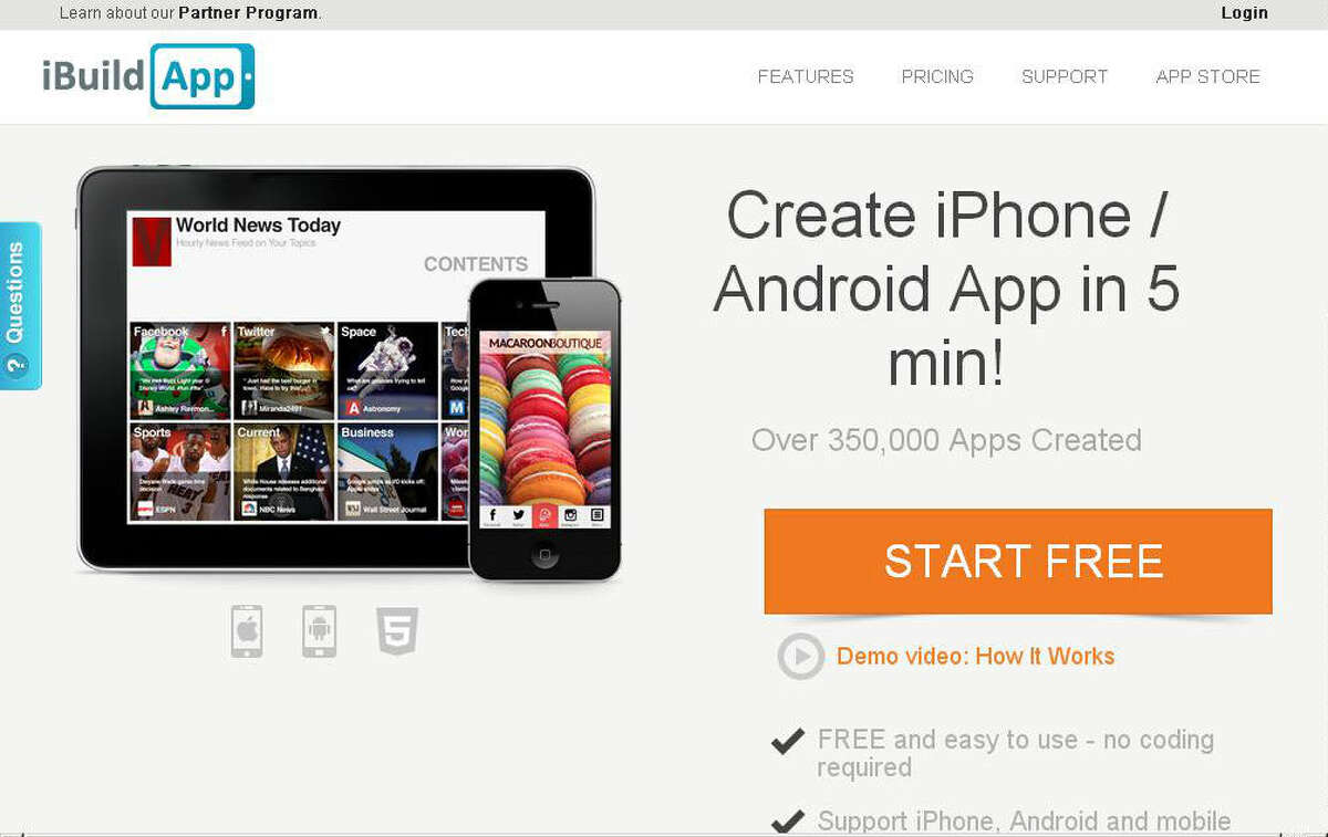 Simple steps to create an app