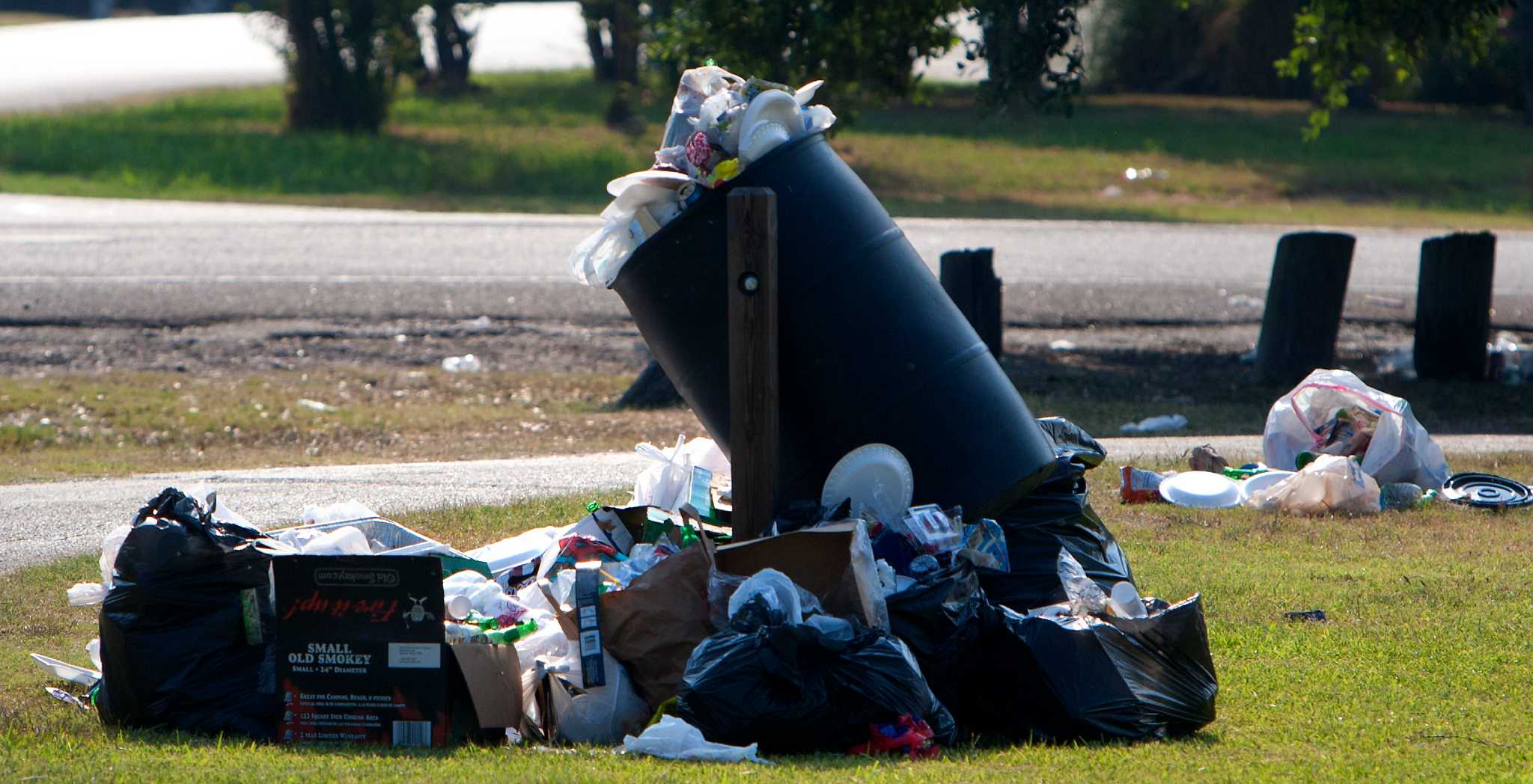 'Tremendous' trash after fireworks leaves Houston park like 'landfill'