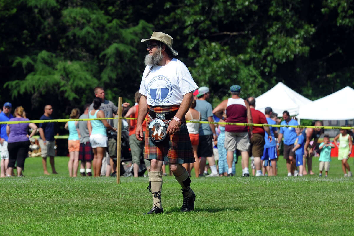 Highland Games trophy is a child's smile
