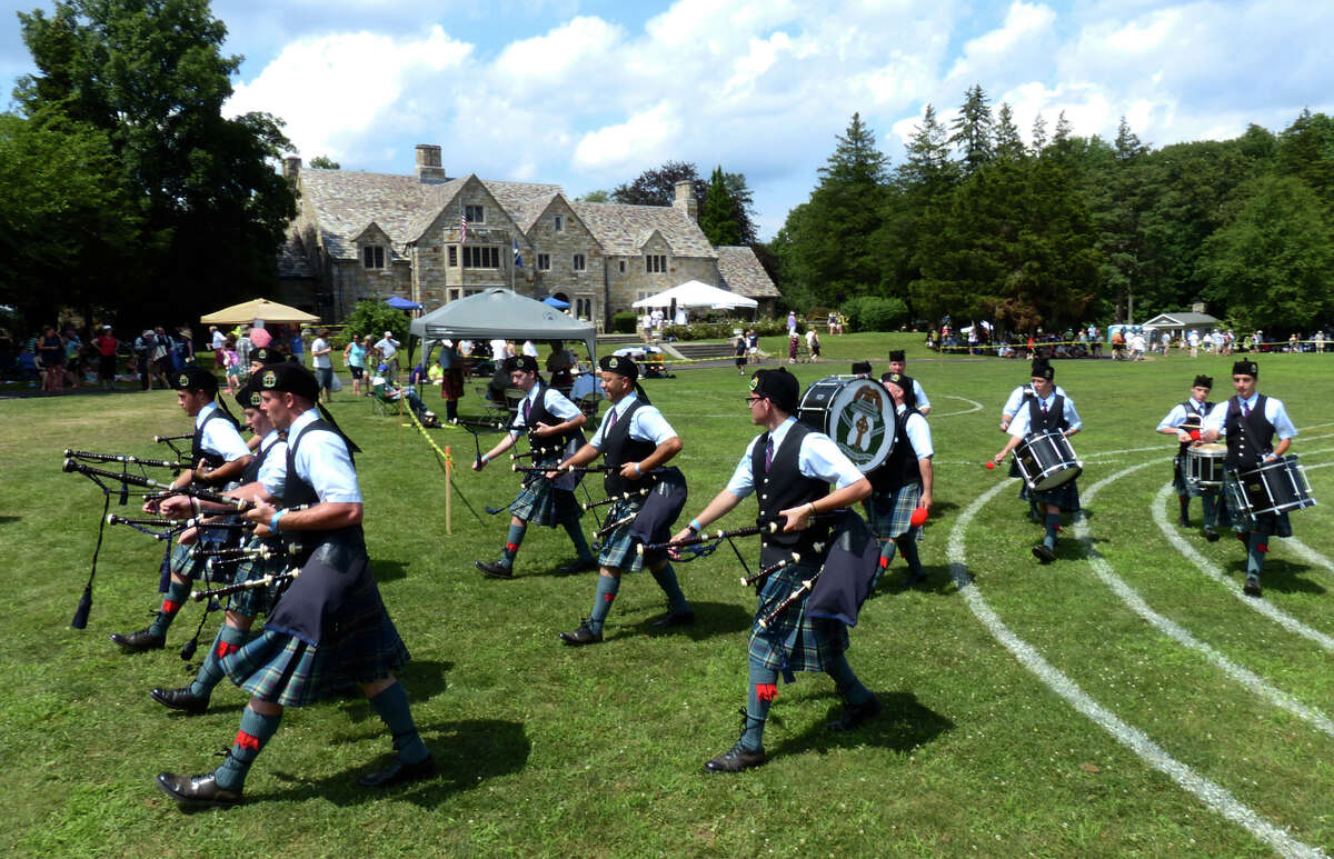 Highland Games trophy is a child's smile