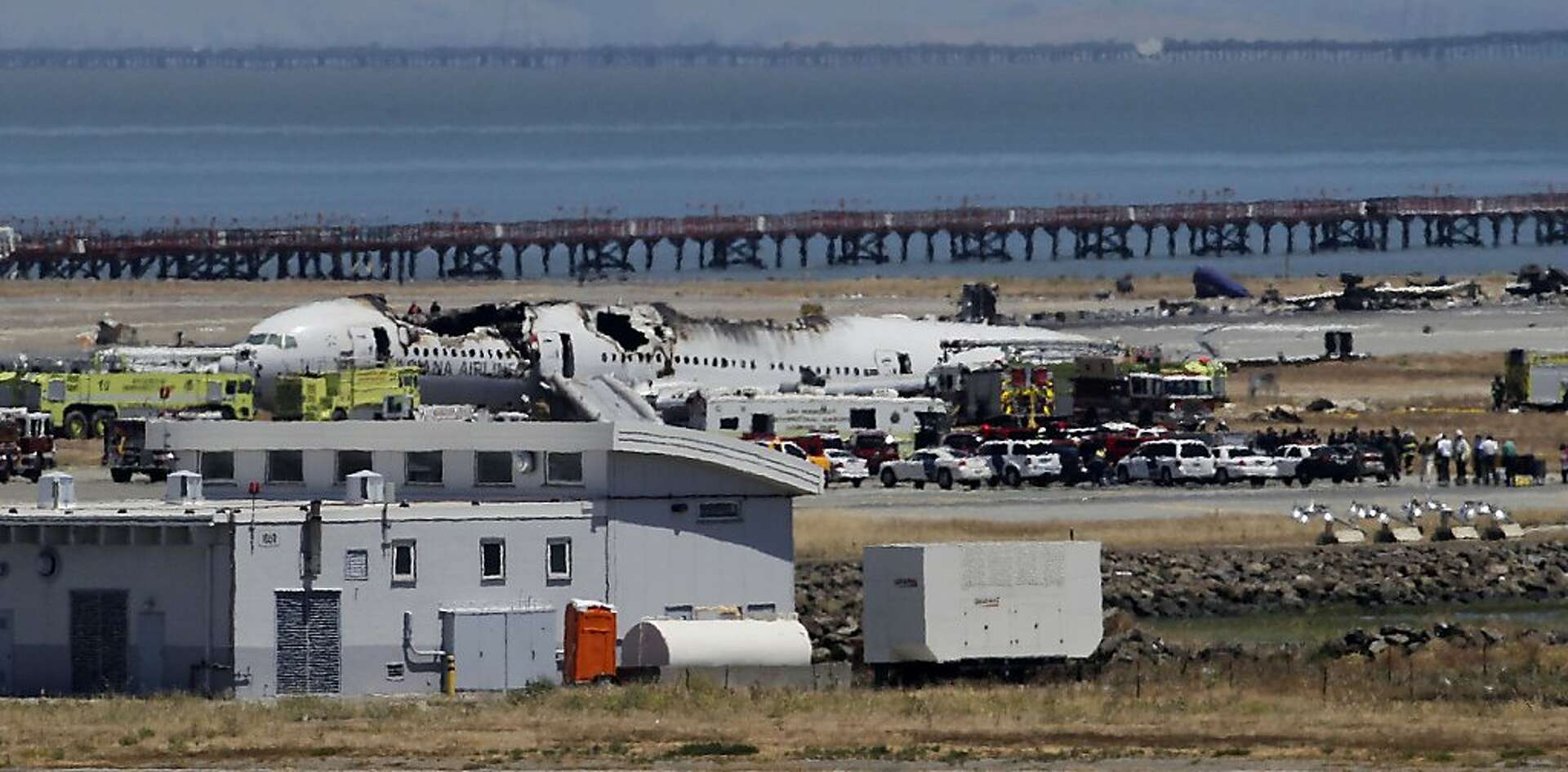 SF plane crash: Victim may have been run over