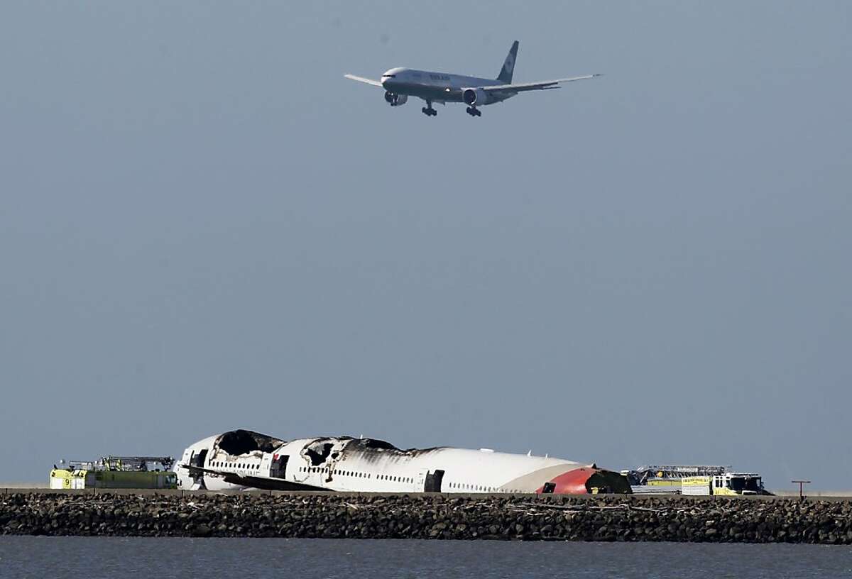SF jetliner crash kills 2, seriously injures 49