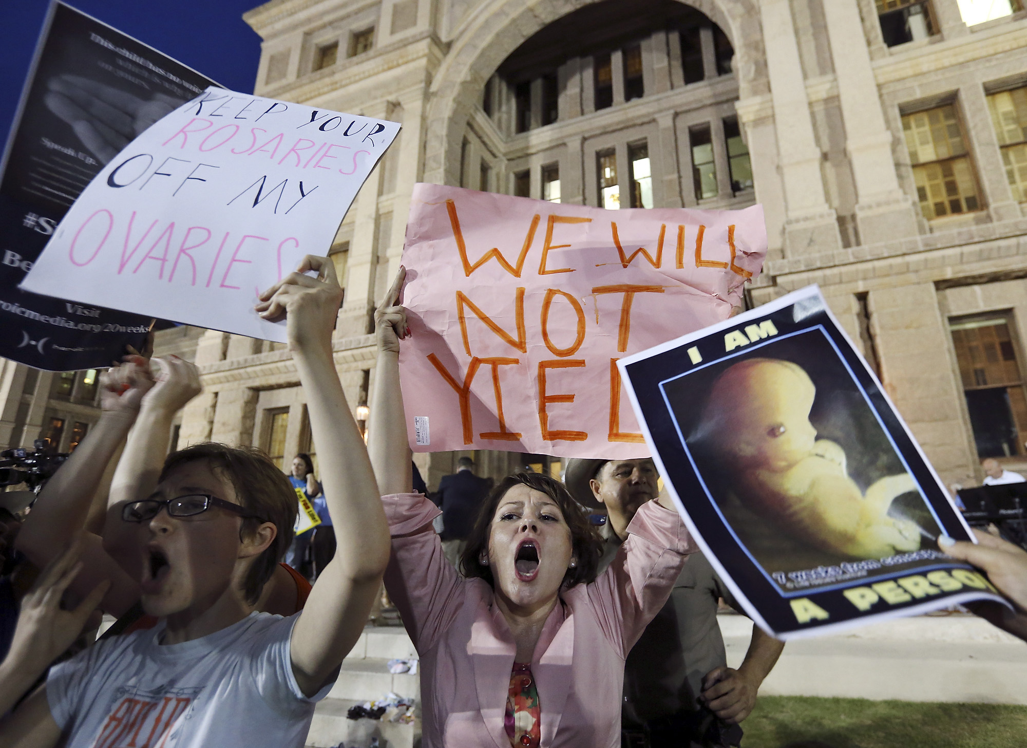 Anti-abortion rights rally draws large crowd at Capitol